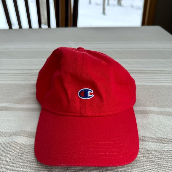 Accessories | Red Champion Hat | Poshmark